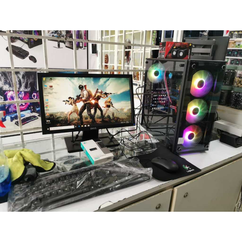 gaming pc full set Asaus Computers & Accessories > Desktop Computers ...