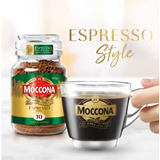 RM29 Moccona Espresso Style 10 Freeze Dried 100g Instant Coffee Jar HALAL, Medium Roast | Shopee ...