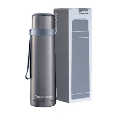 Tupperware Grey Duo Tup Thermal Flask 500 ml || TRUSTED SELLLER | Shopee Malaysia