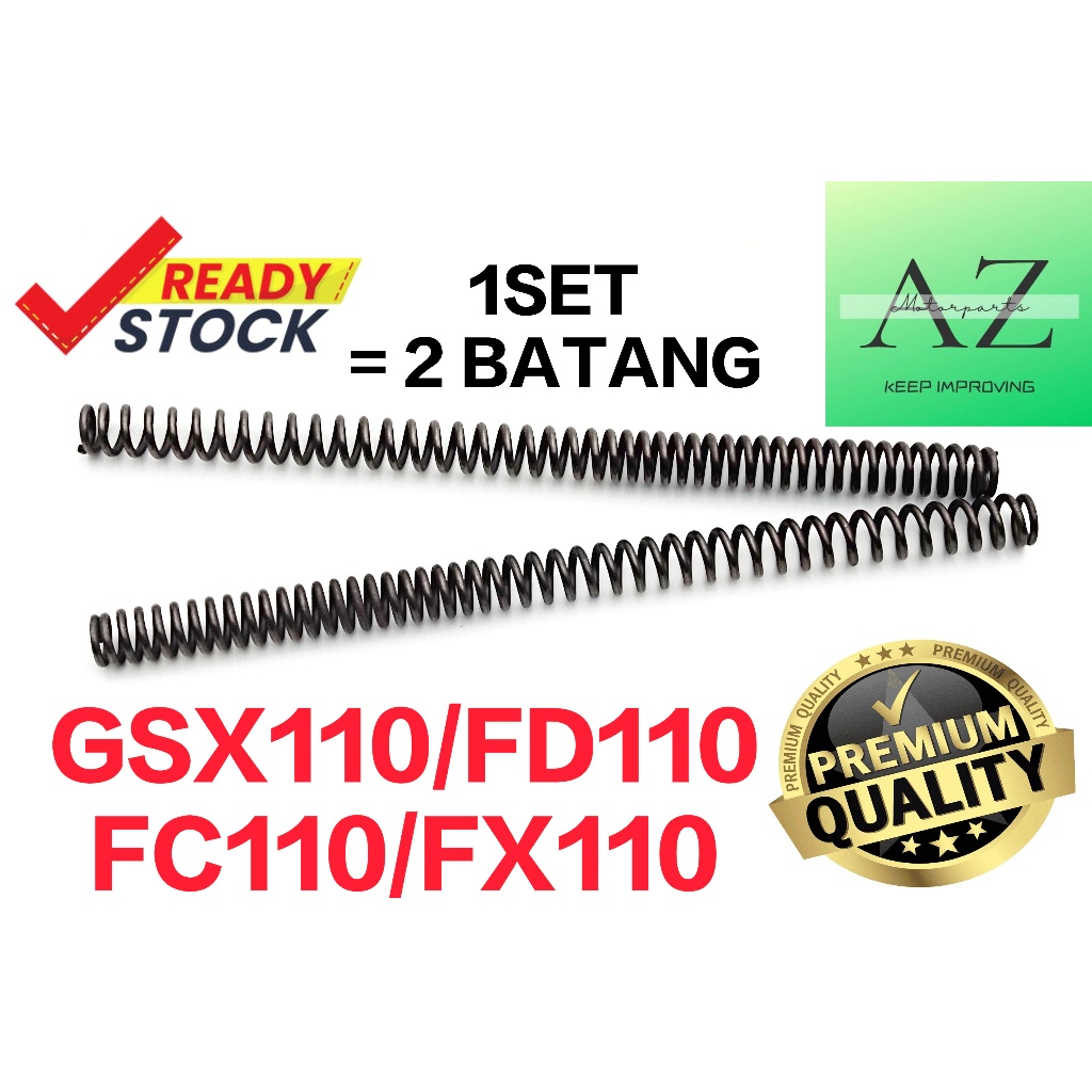 SUZUKI GSX110 / FD110 / FC110 / FX110 FRONT FORK SPRING ( TAIWAN ) 1 ...