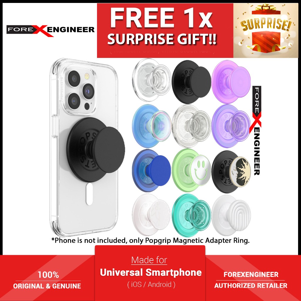PopSockets PopGrip for M-Safe ( Round ) - Magnetic Adapter Ring ...