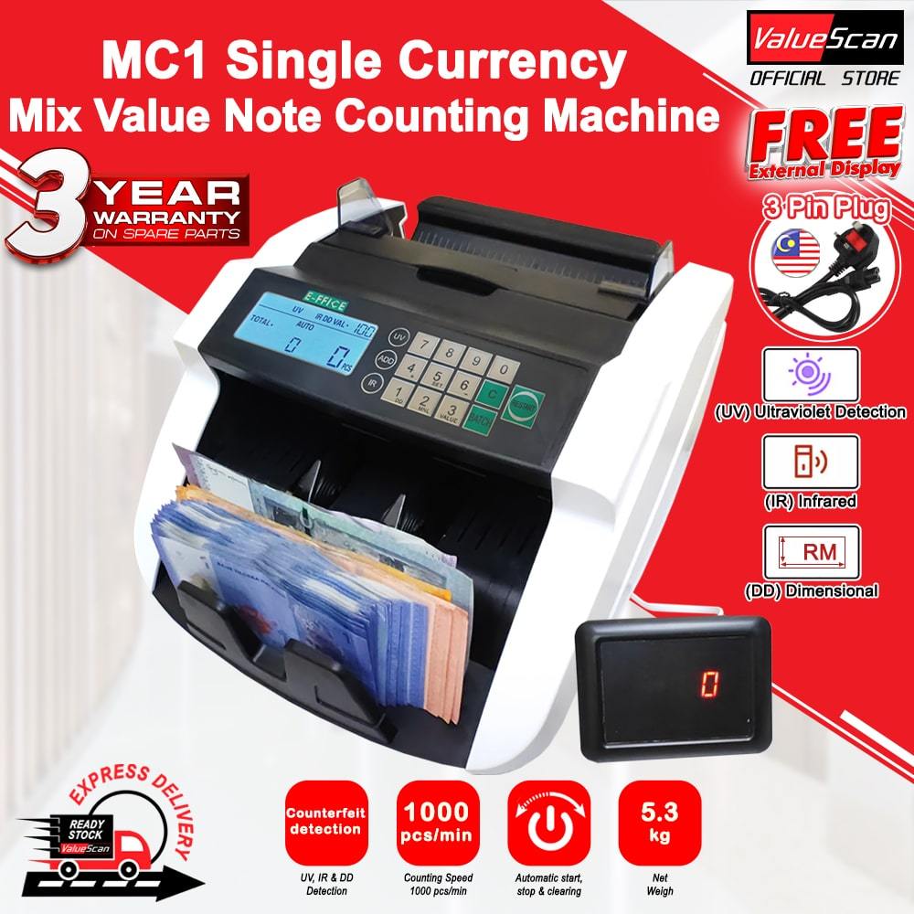 Valuescan/Effice - MC1 SDC Money Bank Note Counting Machine / Money ...