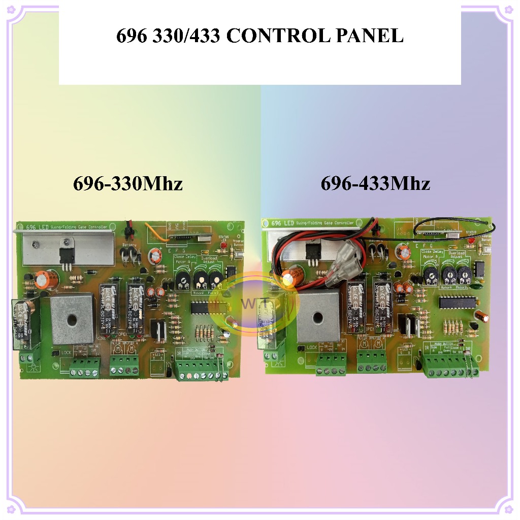 Autogate 696 330/433Mhz SWING FOLDING CONTROL PANEL | Shopee Malaysia