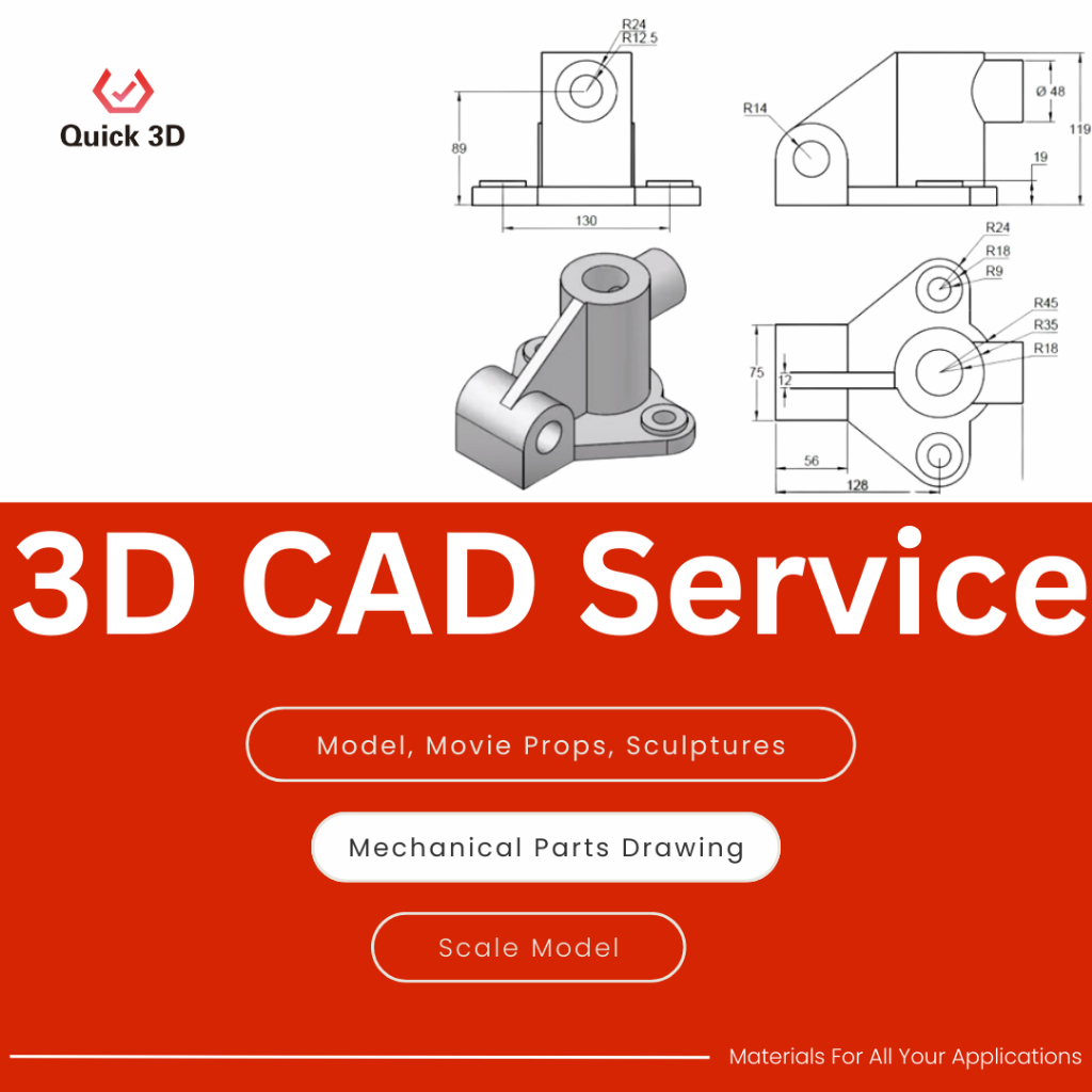 3D Sculpture Drawing, Engineering Parts CAD drawing, Jig & Fixtures ...