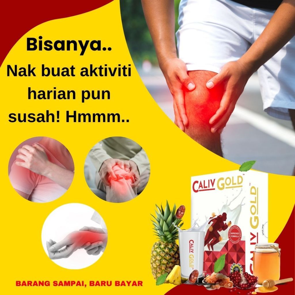 (NO COD) RM 170 untuk 2 Kotak Calift Caliv Gold Original Rumusan Semula ...