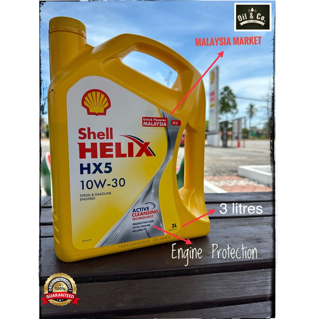 Shell Helix HX5 10W-30 | Shopee Malaysia