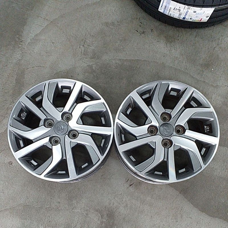 Spare Tyre Sport Rim Original Used PERODUA BEZZA 14X5J 4X100 ET45 ...