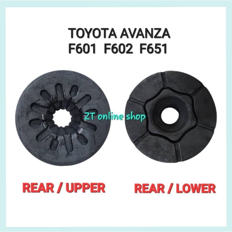 REAR COIL SPRING RUBBER / TOYOTA AVANZA F601 F602 F651 F700 | Shopee ...