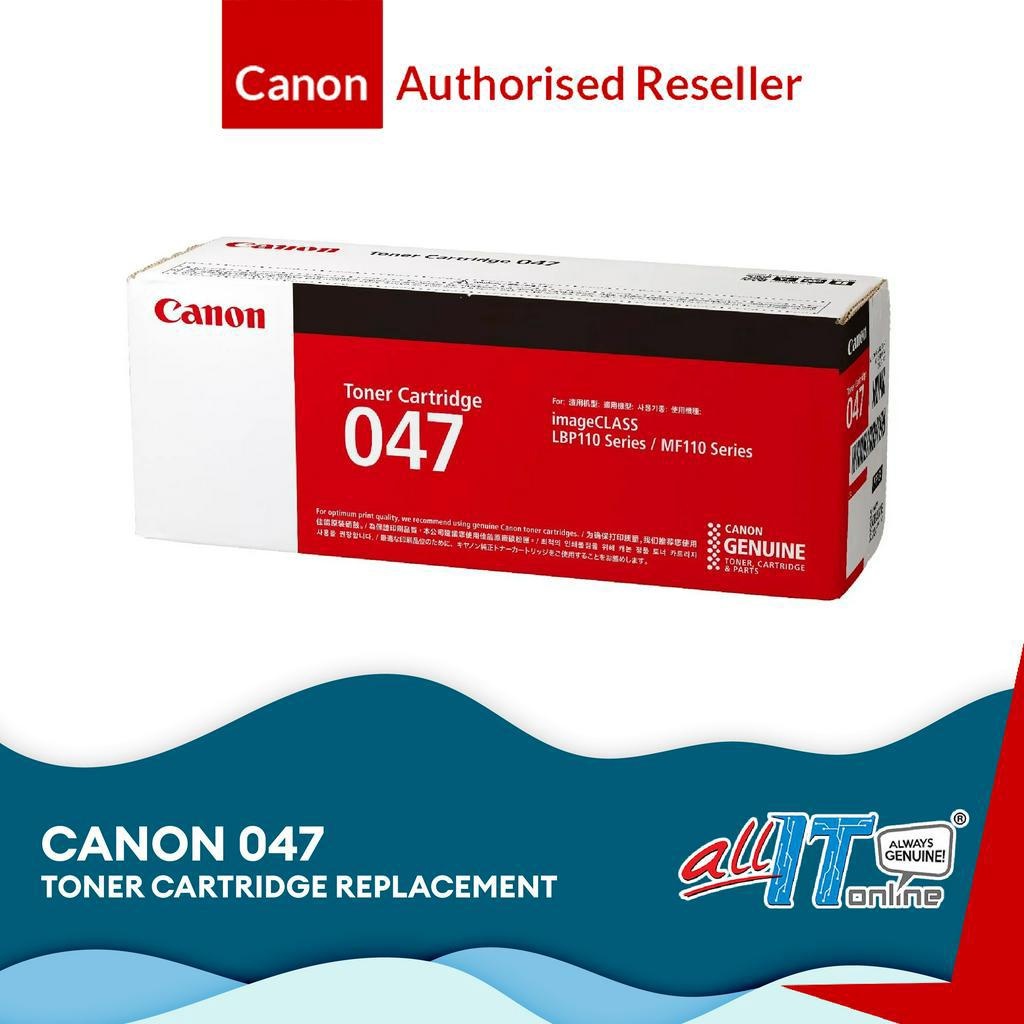 Canon Cartridge 047 Black Laser Toner Cartridge for MF113w LBP113w ...