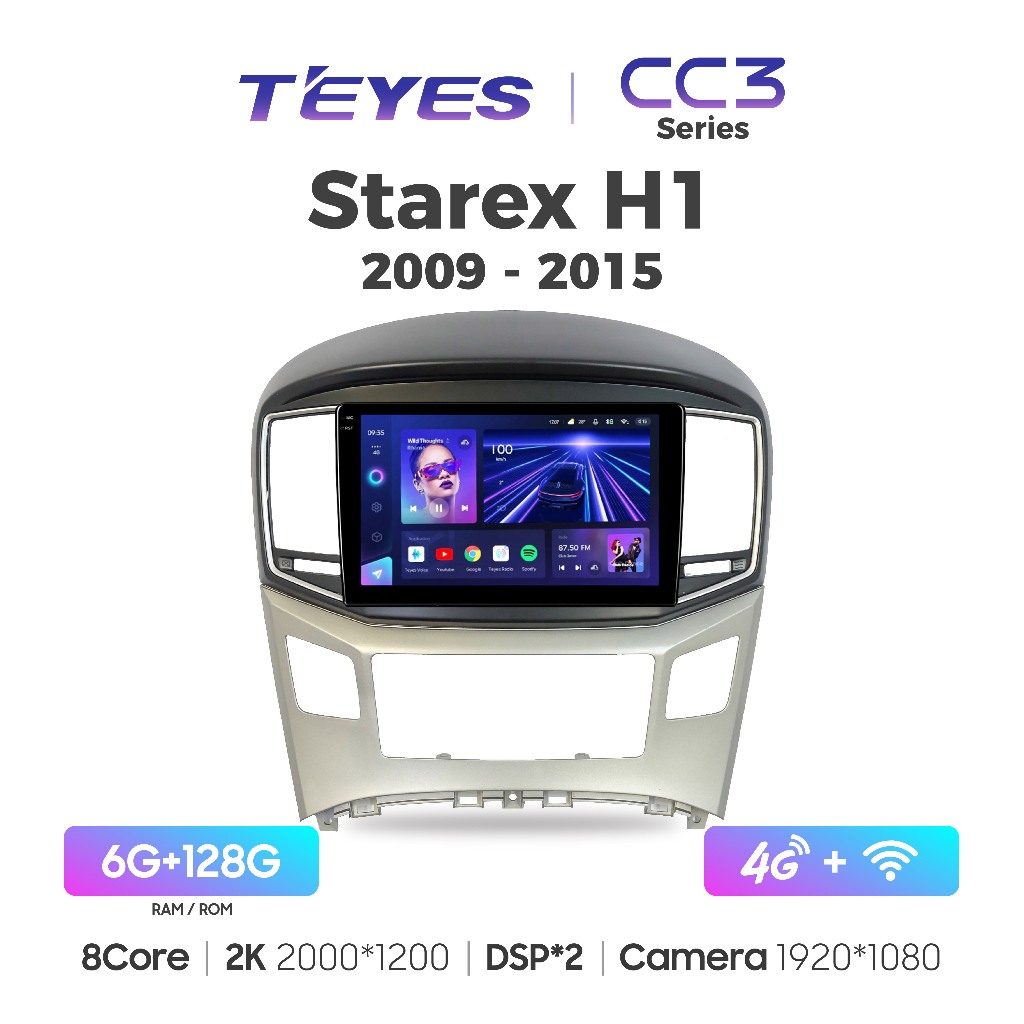 Teyes CC3 Series Hyundai Starex H1 2015-2018 Android Car Player 9" | Shopee Malaysia