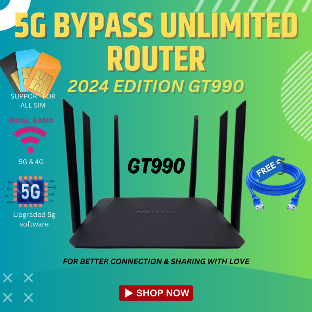 🔥 Turbo GT990+ Modified 5G CPE Router Modem Unlocked Unlimited Hotspot ...