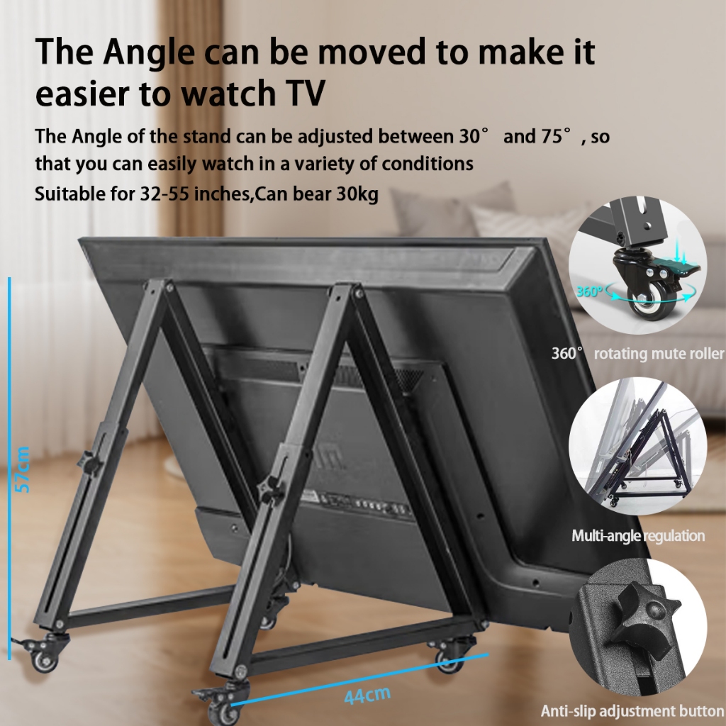 32-75 inchTV Floor Mobile Bracket Conference Room Stage Display ...