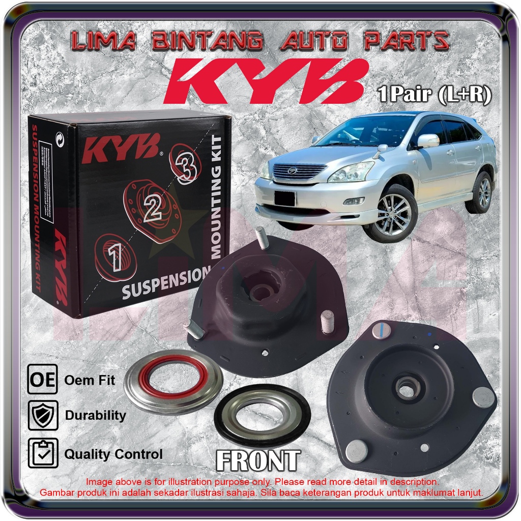 ( 1Pair ) Toyota Harrier ACU30 MCU30 Front Absorber Top Mounting ...