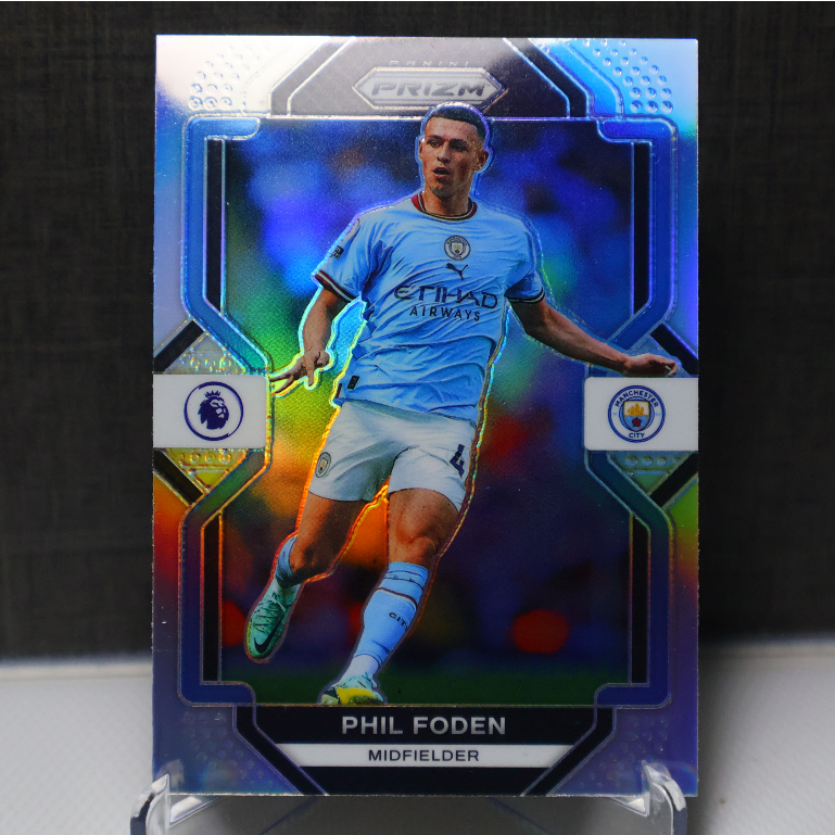 Phil Foden Panini Prizm Refractor Man City Card kad bola sepak | Shopee ...