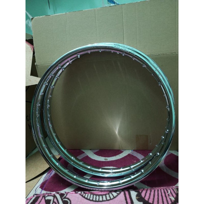 💯 Original NOS Rim/Gelung besi Ex5 HP/Dream depan sahaja Tebing petak ...