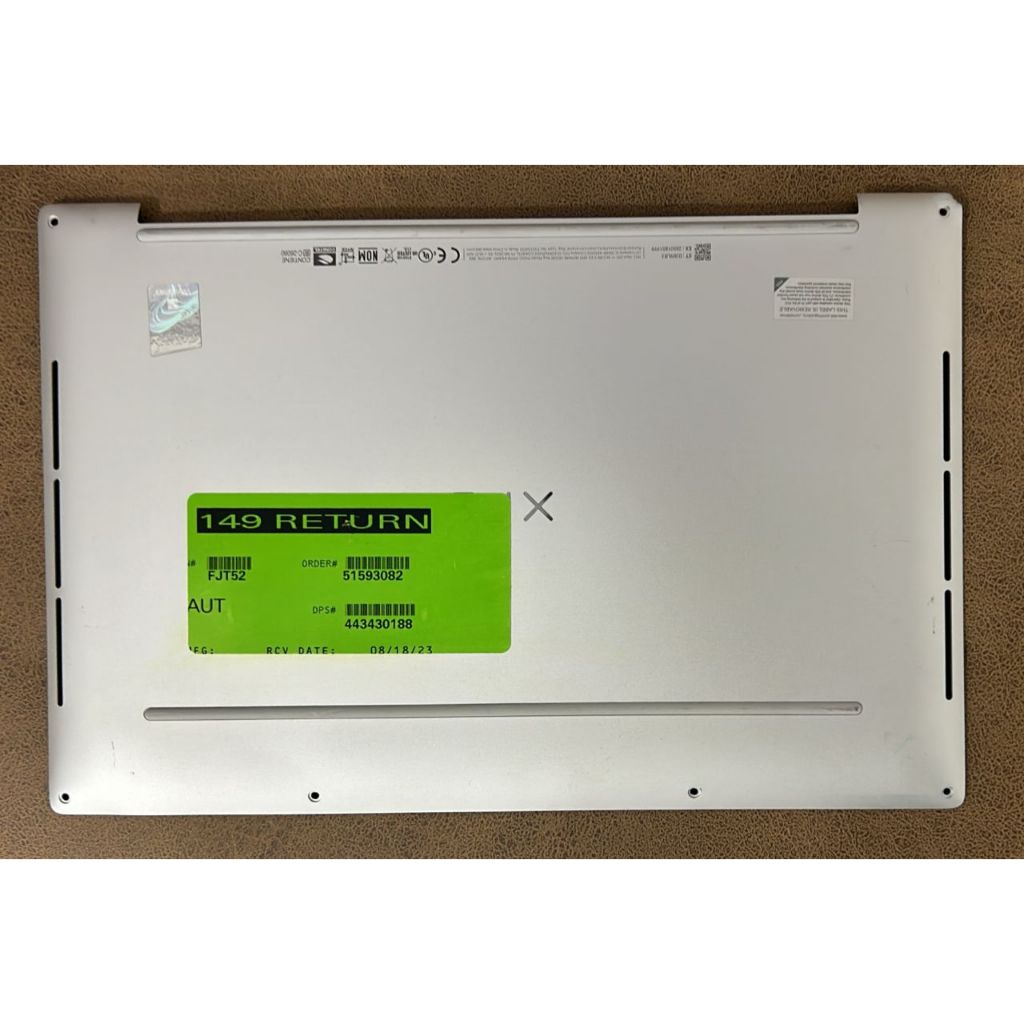 0FJT52 FJT52 For Dell XPS 13 Plus 9320 (2022) Lower Bottom Base Cove ...