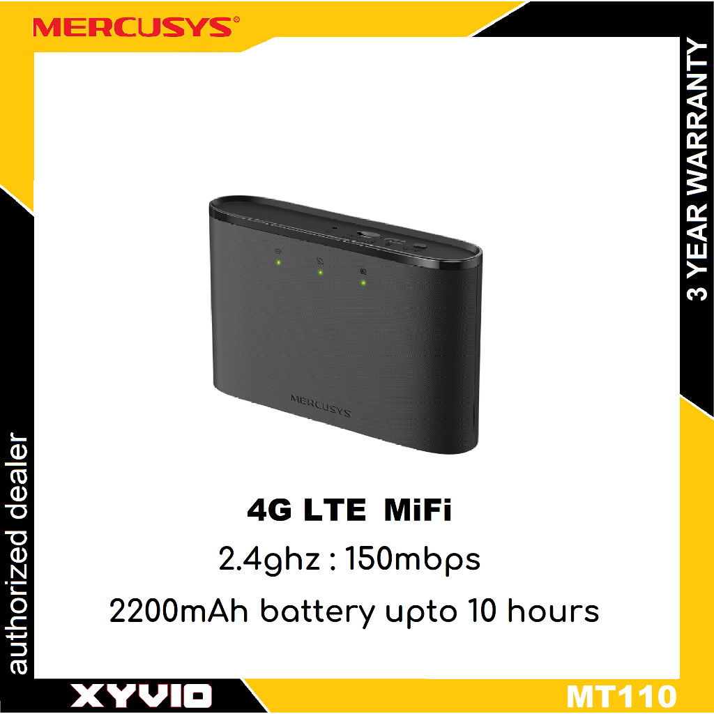 MERCUSYS MT110 4G LTE Mobile Wi-Fi Portable Modem MiFi | Shopee Malaysia