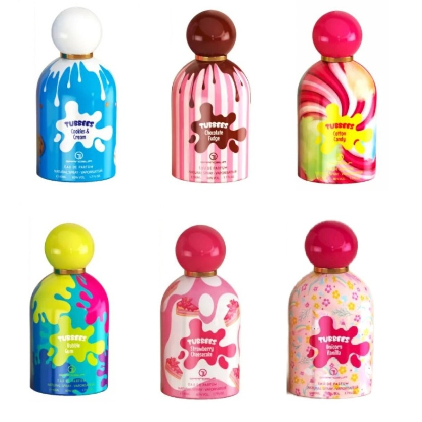 Tubbees Cookies Cream Grandeur Fudge Tubees Bubble Gum Cotton Candy ...