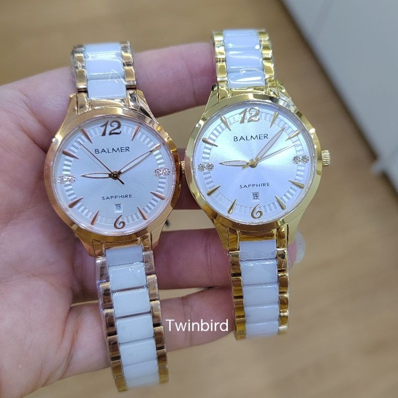 8182 BALMER ANALOG LADIES WATCH with Sapphire glass and date | Shopee ...
