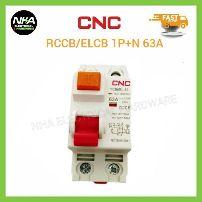 RCCB/ELCB CNC 1P+N 63A,3P+N 50A,63A,80A,100A 6000A 30mA 230V/50Hz ...