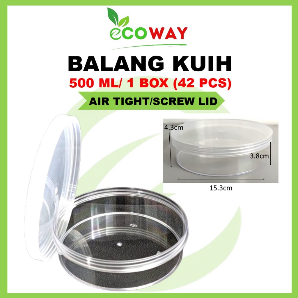 42PCS Bekas Balang Kuih Raya Kedap Udara (42pcs) 2009 Cookies Snack Air ...