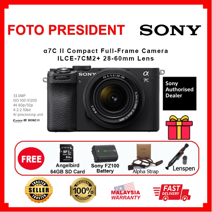 SONY ILCE-A7CM2 A7CM2 A7C FULLFRAME CAMERA (Body Only/ With Kit Lens FE ...