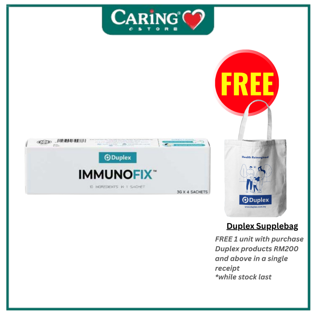 DUPLEX IMMUNOFIX 3G 4S [CARING PHARMACY] | Shopee Malaysia