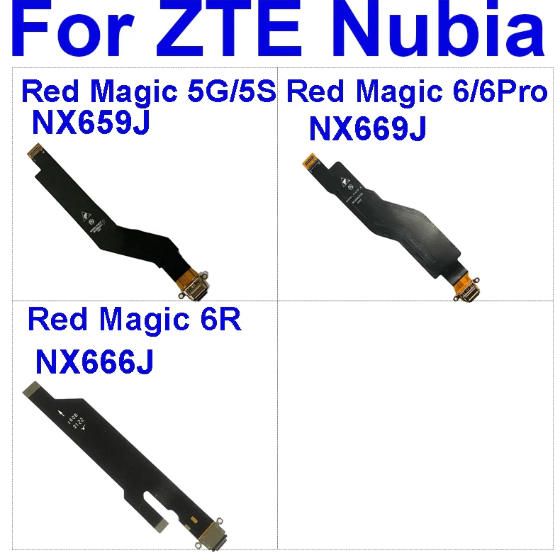 Red Magic 6R NX666J 6s 9 Pro NX667J A30 Ultra Axon NX769J Z30 USB Port ...