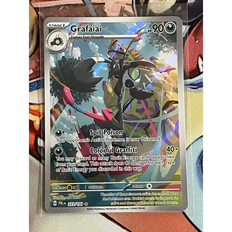 Pokemon TCG SV02 Paldea Evolved - Grafaiai - 223/193 - Illustration ...