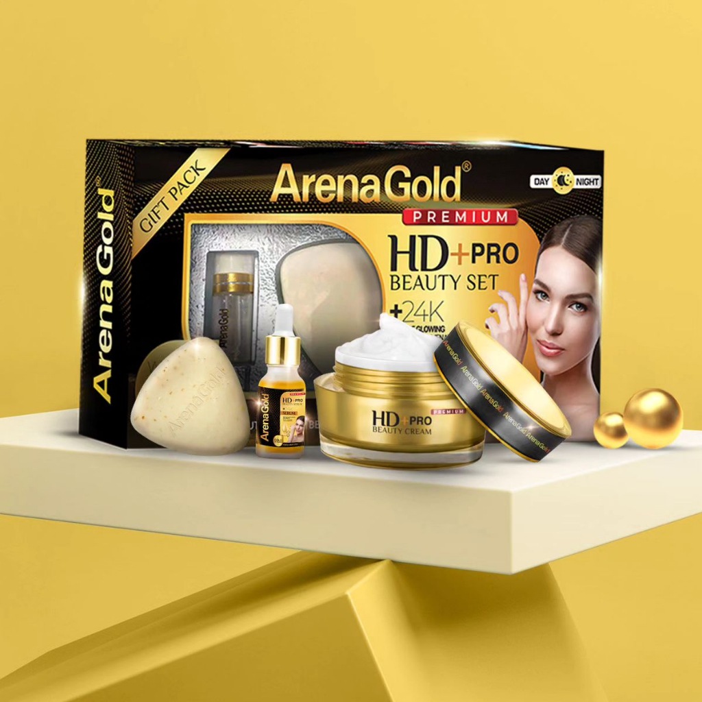 💯% Original, Arena Gold HD+ Pro Beauty 3 in 1 set | from Pakistan ...