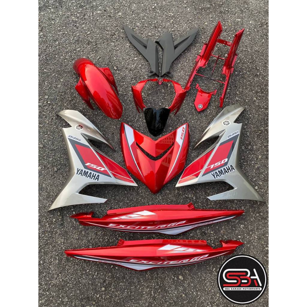 Y15ZR V1 V2 RM7 S3 EXCITER GP MERAH RED TANAM COVERSET PREMIUM EDITION ...