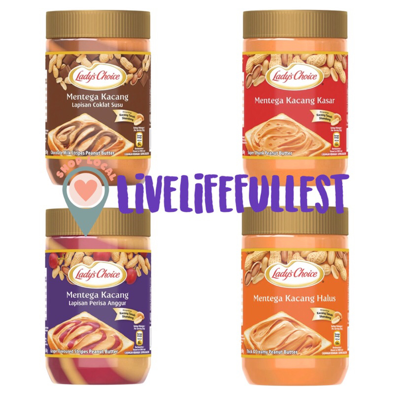 Lady's Choice Peanut Butter 500g | Shopee Malaysia