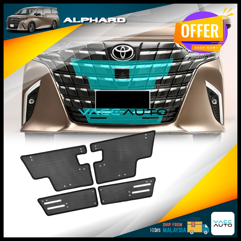 Toyota Alphard 2024 - 2025 AH40 AGH40 Front Insect Insert Grill Net ...