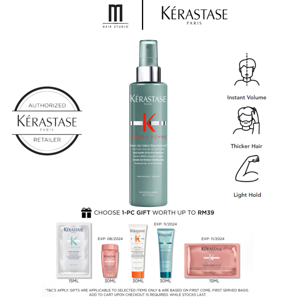 Keratase Genesis Homme Spray De Force Epaississant Thickening Spray ...