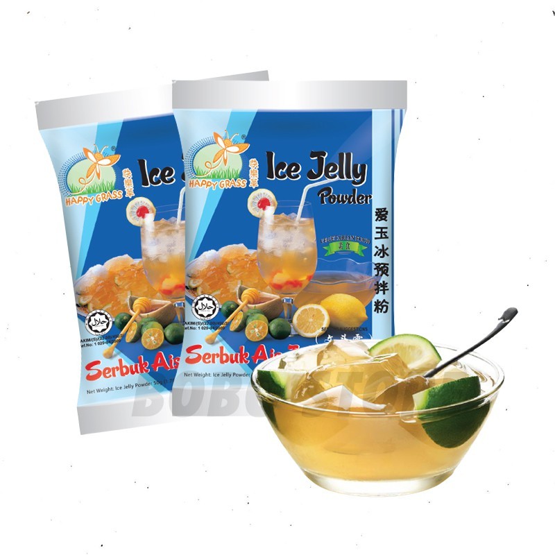 HAPPY GRASS ICE JELLY POWDER 快乐草爱玉冰预拌粉 50g | Shopee Malaysia