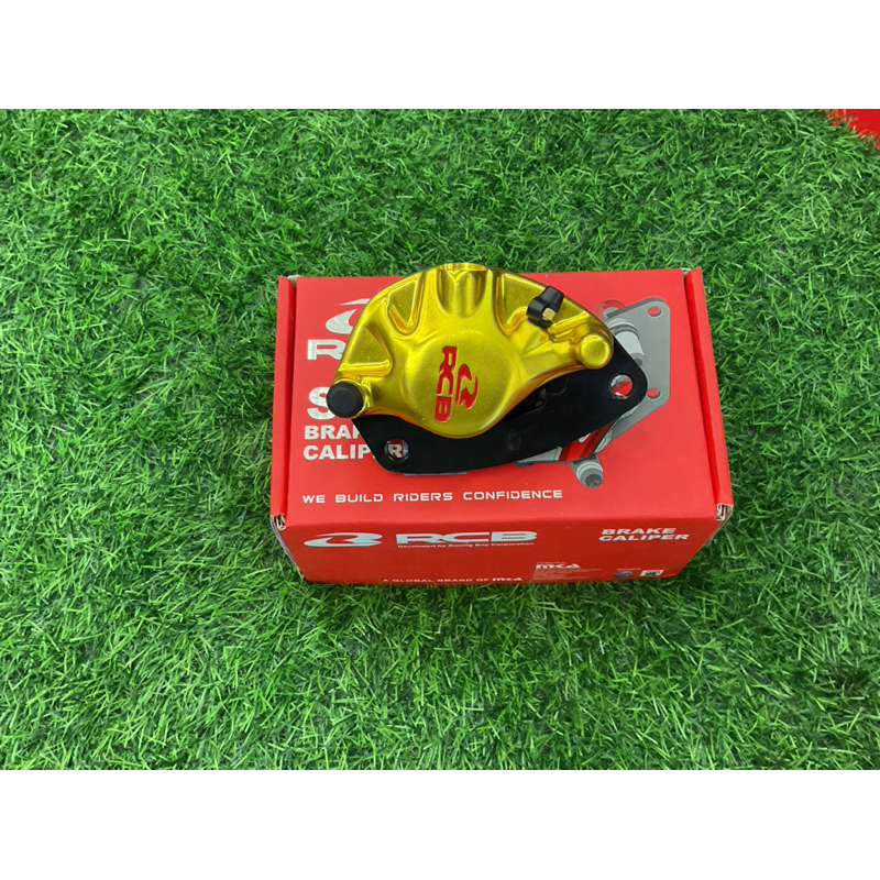 RCB ORIGINAL 100% GOLD FRONT BRAKE CALIPER S2 - SERIES BRAKE SYSTEM ...
