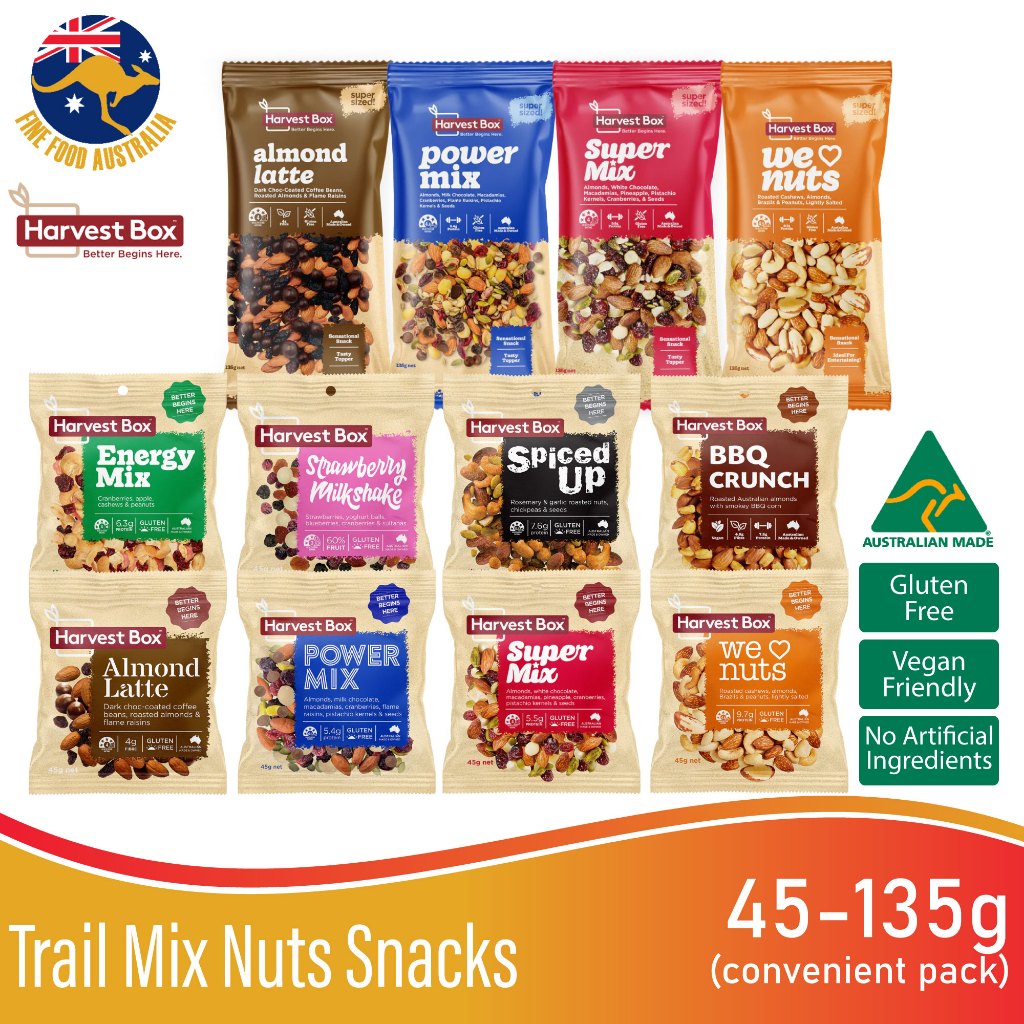 Australia's Harvest Box Trail Mix Nuts Snacks 45g-150g | Shopee Malaysia