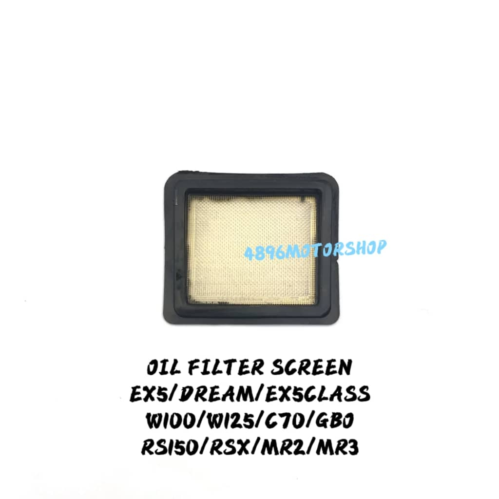 OIL FILTER SCREEN NET EX5 CLASS 1 W100 W125 RS150 RSX FUTURE C70 FAME ...