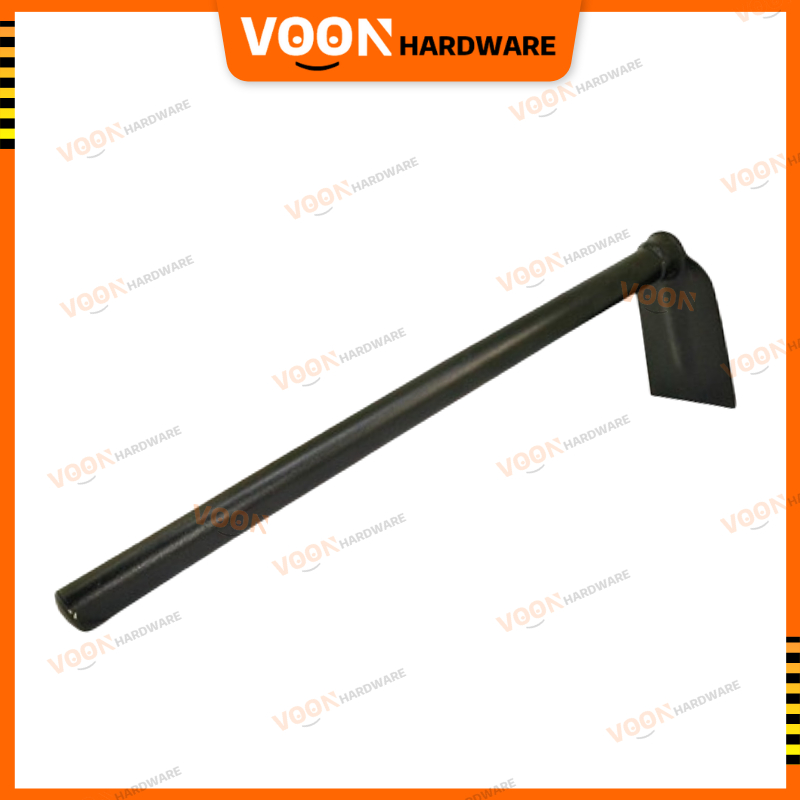 VOON Metal Hoe with Handle Set Big Black Gardening Hoe Farm Planting ...