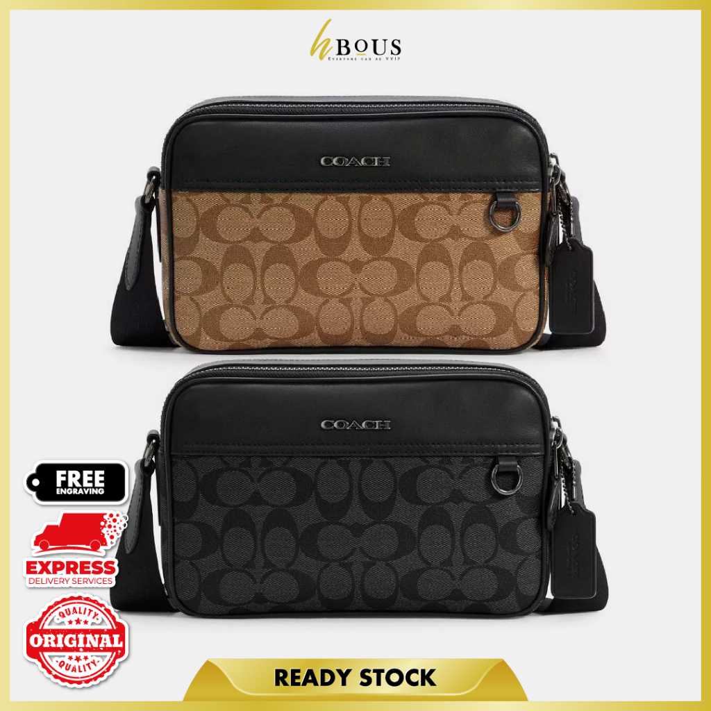 COACH GRAHAM CROSSBODY IN SIGNATURE CANVAS (C4149) | Shopee Malaysia