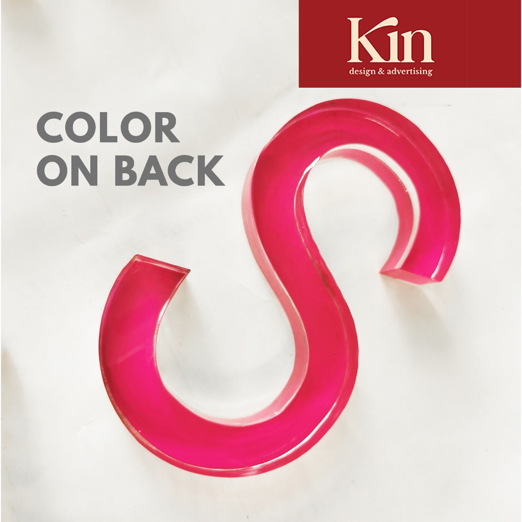 KIN - Custom 3D Acrylic Wording / 3D Logo / Number / Lettering Alphabet ...