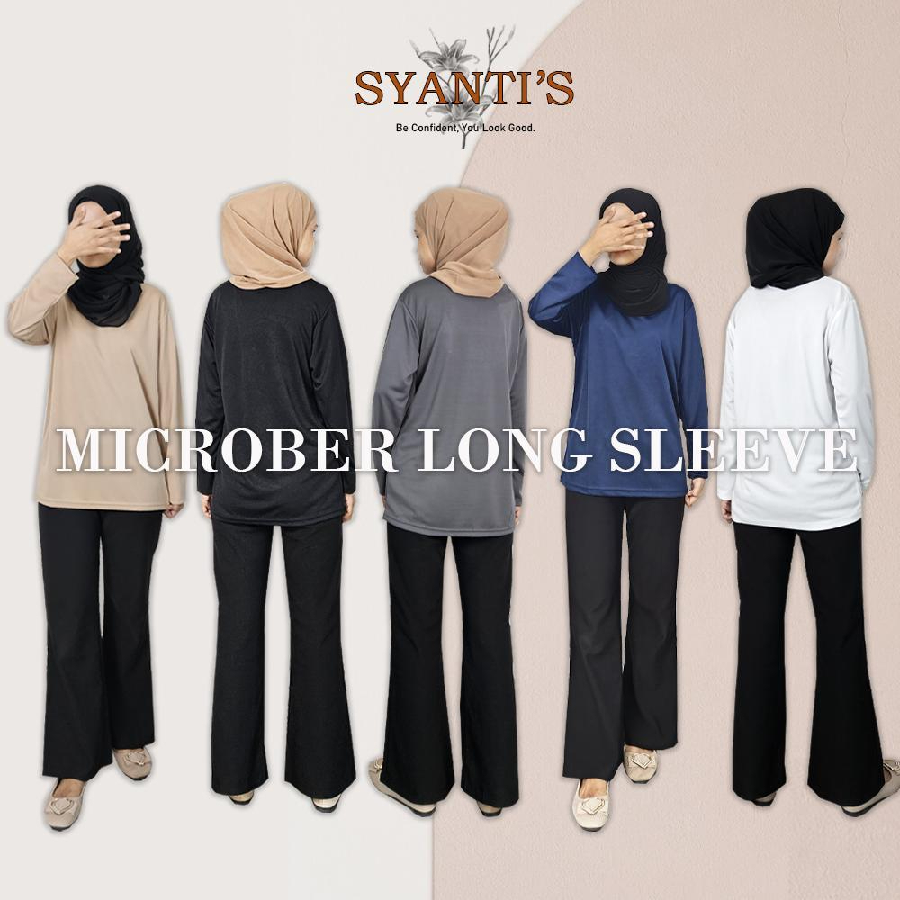 38573 Syanti's Microfiber Long Sleeve Tshirt Woman Daily Color Edition ...