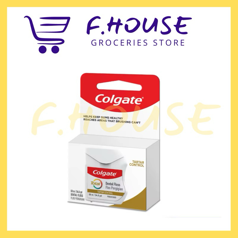 Colgate floss total Tartar Control (50m) | Shopee Malaysia
