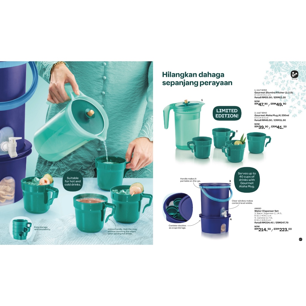 Tupperware Illumina Pitchers (1) 2.0L | Shopee Malaysia