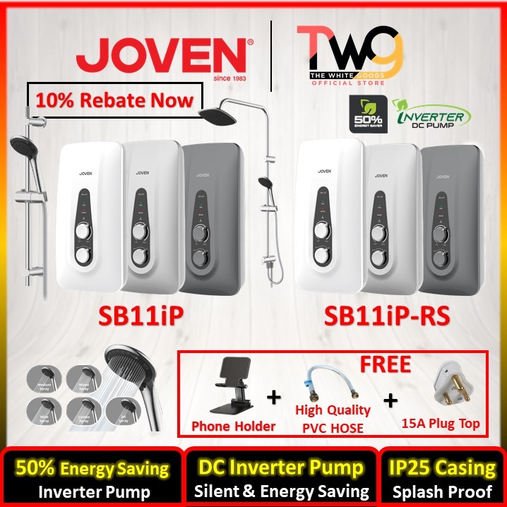 [FREE SHIPPING + 3 GIFT] JOVEN SB11iP / SB11iP-RS / SB11E INVERTER SILENT DC PUMP INSTANT WATER ...