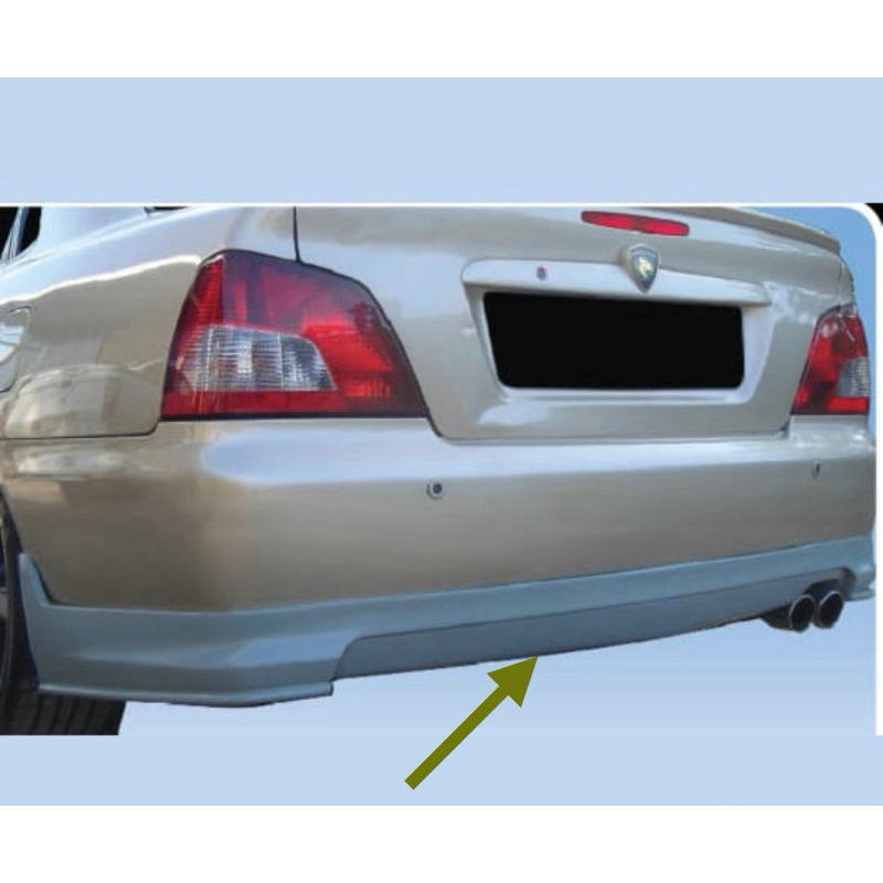 🔥 READY STOCK🔥proton waja rear skirt (R3) POLYURETHANE skirt lip ...