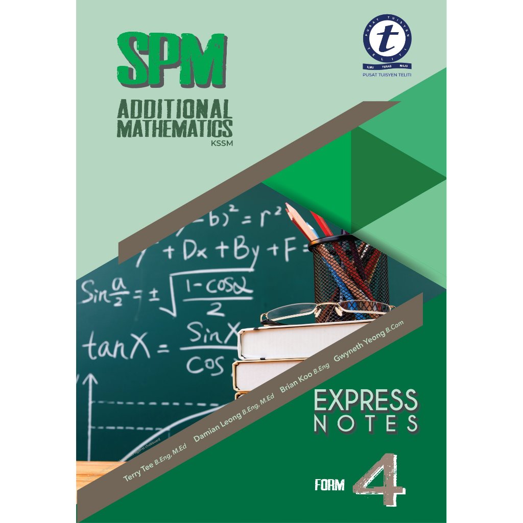 FORM 4 ADDITIONAL MATHEMATICS EXPRESS NOTES WITH SOLUTION | Shopee Malaysia