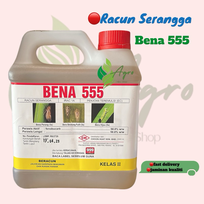 Bena 555 4Liter /fenobucarb 50%/Racun Serangga | Shopee Malaysia