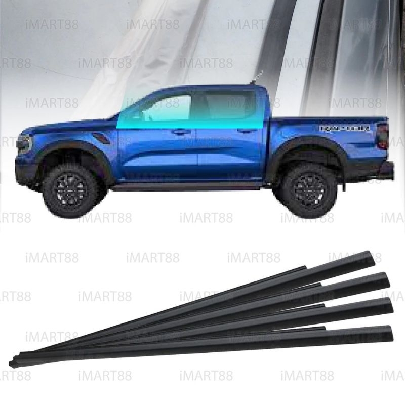 *Quality*FORD RANGER T6, T7 DOOR OUTER MOULDING / WINDOW OUTER LINING ...