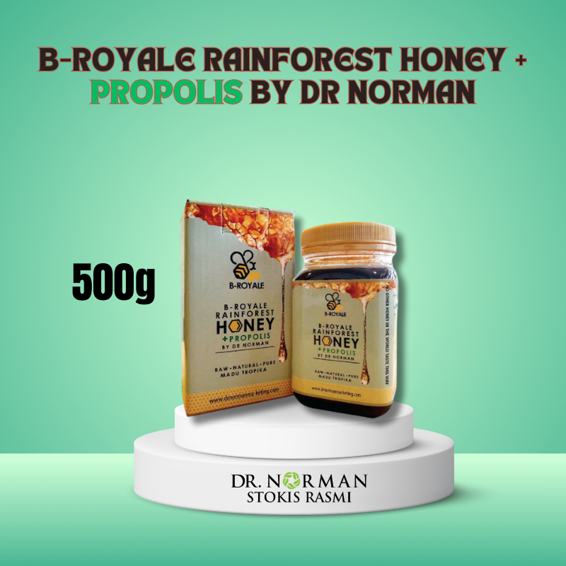 1124 MADU PROPOLIS TROPIKA ASLI B-ROYALE PROPOLIS RAINFOREST HONEY BY ...